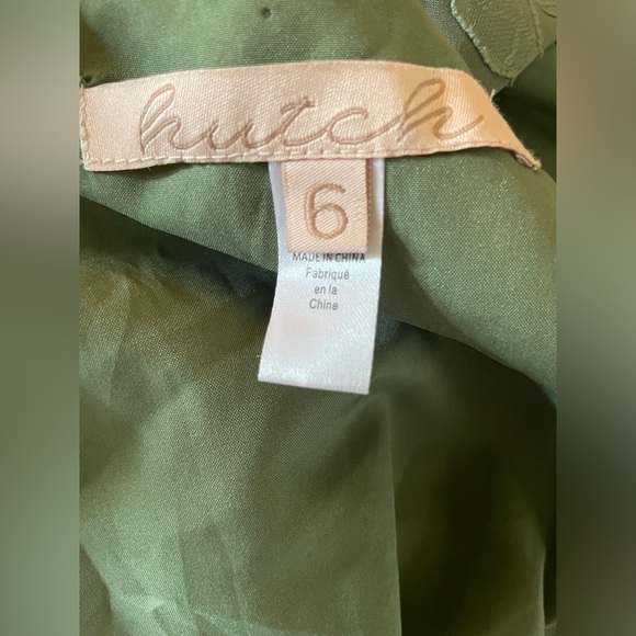 Anthropologie | Dresses | Anthropologie X Hutch Lindy Green Floral ...